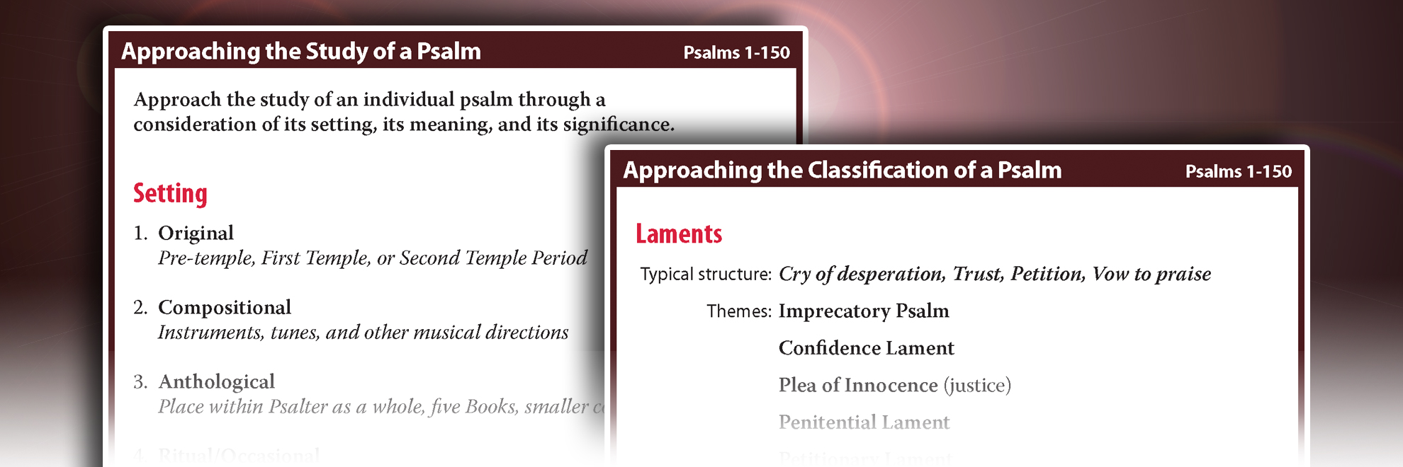 Approaching a Psalm - BcResources.net