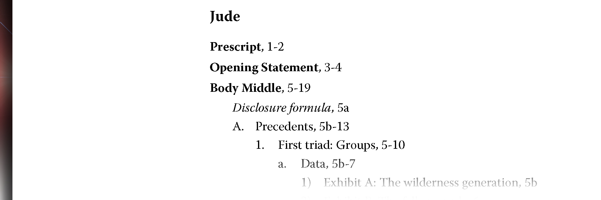 Jude – Outline - BcResources.net