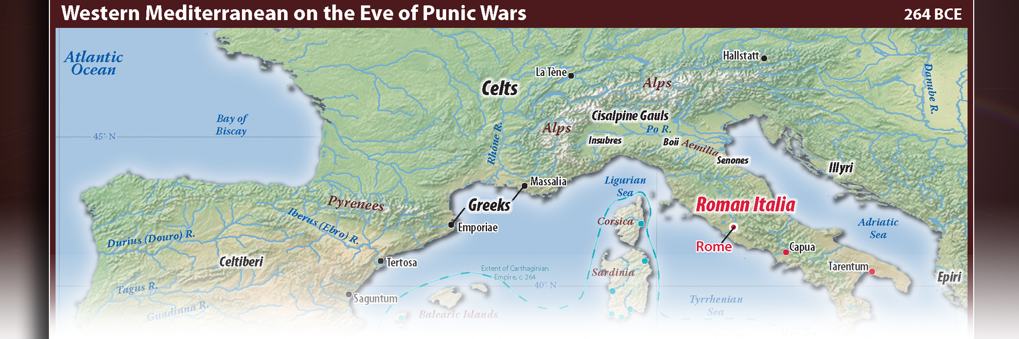 Western Mediterranean on the Eve of Punic Wars - BcResources.net