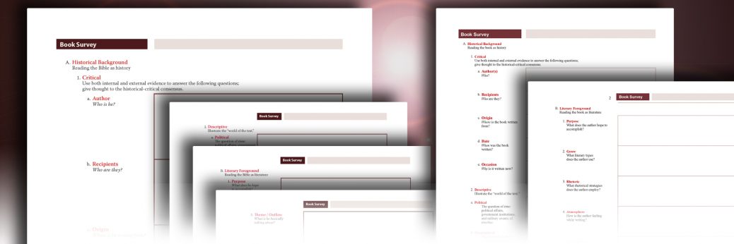 Book Survey Forms - BcResources.net